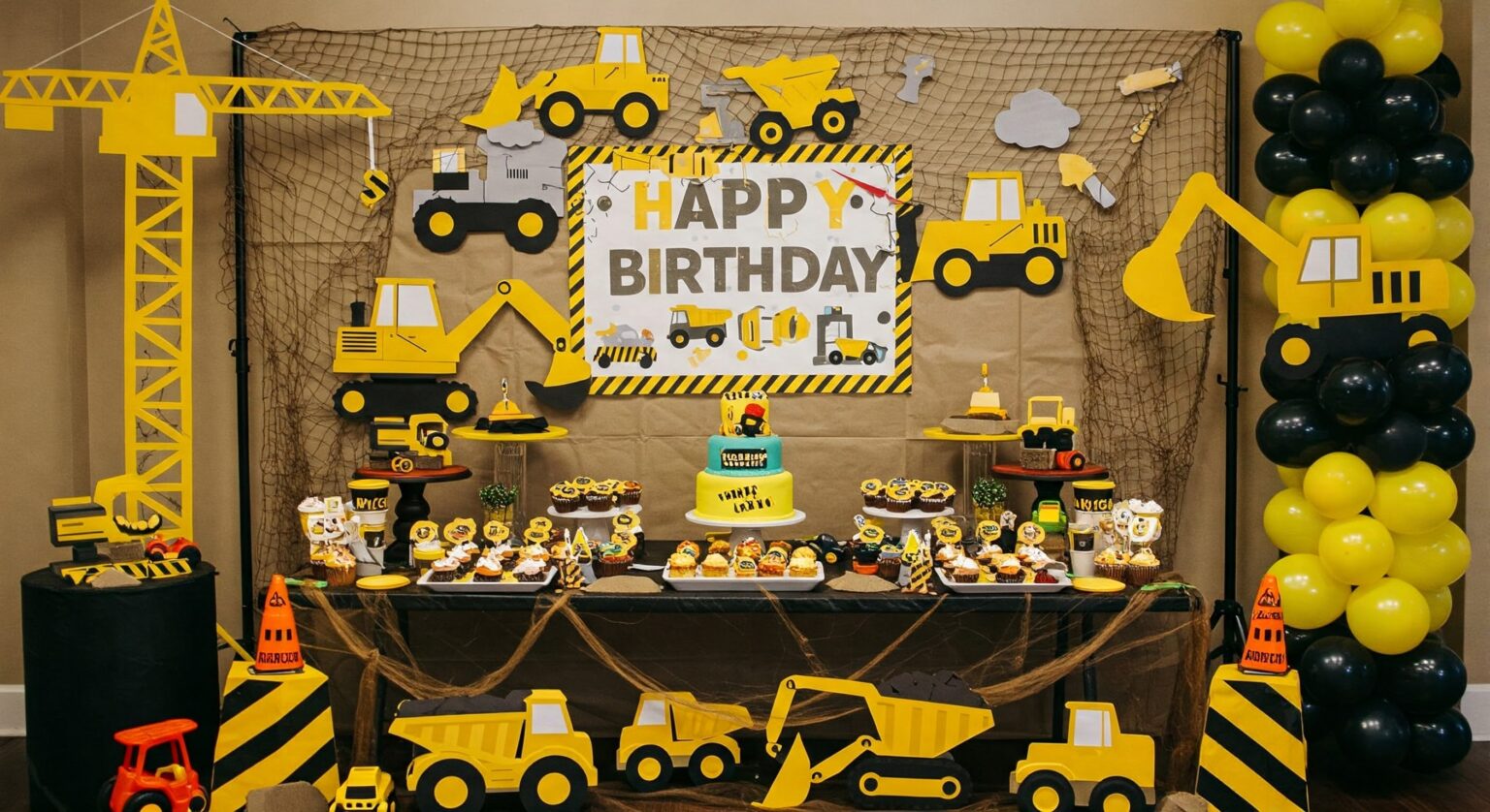 Construction Themed Birthday Party: Your Blueprint for an Epic ...